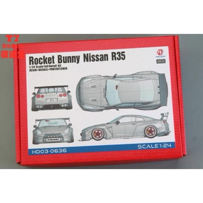 HobbyDesign 树脂模型 1/24 Rocket Bunny Nissan R35 HD03-0636