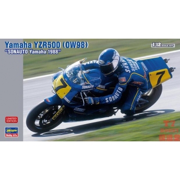 长谷川 1/12 拼装摩托模型 Yamaha YZR500 (0W98) 1988 21752
