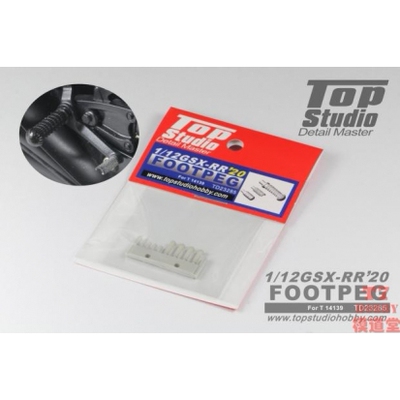 Top Studio模型改造件 1/12 GSX-RR '20 脚踏 配田14139 TD23285