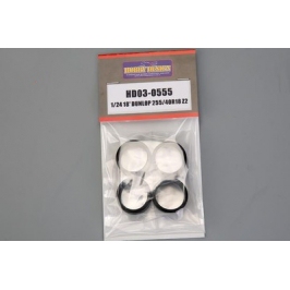 HobbyDesign 1/24 18寸 Dunlop 255/40R18轮胎模型 Z2 HD03-0555