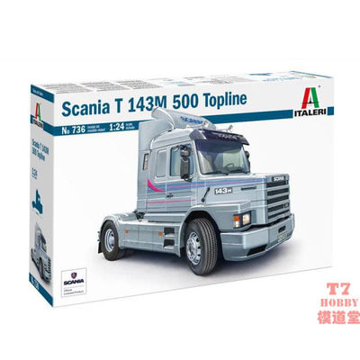 Italeri 1/24 卡车拖头拼装模型 SCANIA T 143M 500 Topline 0736
