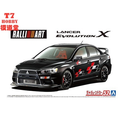 青岛社车模 1/24Rallyart CZ4A Lancer Evolution X 07 05987