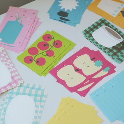 nnight活页内页手帐便签拼贴