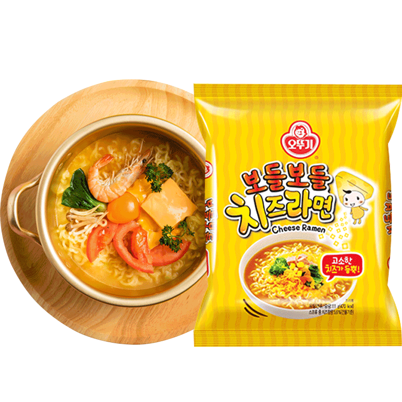 韩国奶油起司微辣不倒翁芝士拉面
