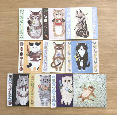 MY家日本4legs猫咪绘本便签纸