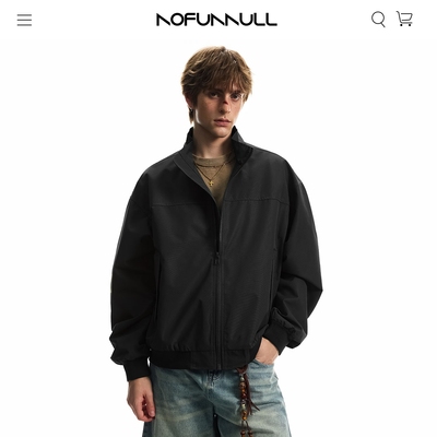 NOFUNNULL三防美式bomber外套男