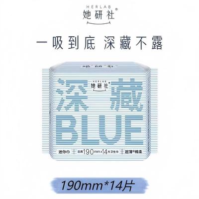 她研社深藏蓝190mm迷你卫生巾