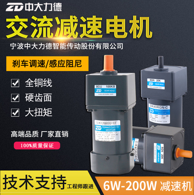 中大6W交流电机微型交流减速马达