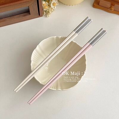 新款耐高温可消毒合金筷子