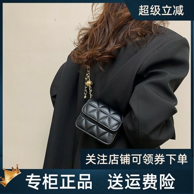 Viney包包2025新款斜挎包迷你小包真皮女包链条包时尚单肩小方包