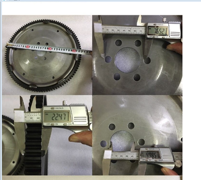 进口汽油叉车发动机大修配件 丰田7FG25-4Y自动波箱曲轴飞轮总成