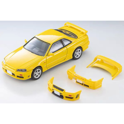 tlv日产GTT ER34 25GT-Turbo GTR车模1:64汽车模型 多美卡TOMYTEC