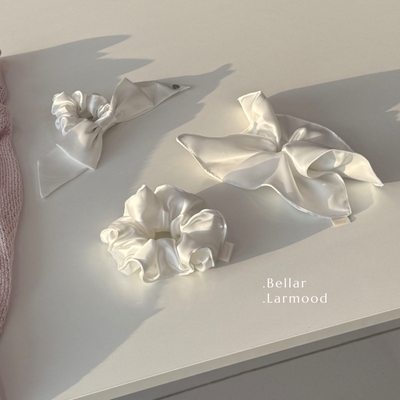 Bellar法式高级质感蝴蝶结发圈
