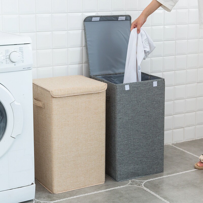 Extra large washable laundry basket, clothes storage bucket_虎窝淘