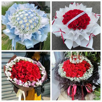 湖南益阳市资阳区赫山区南县鲜花店同城送女朋友闺蜜女神节红玫瑰