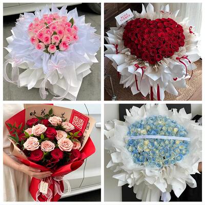 广东韶关市新丰县乐昌市南雄市鲜花店同城配送女友七夕情人节玫瑰