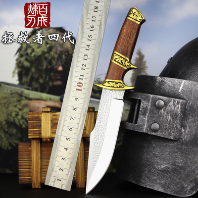 户外战术高硬度锻打直刀荒野求生