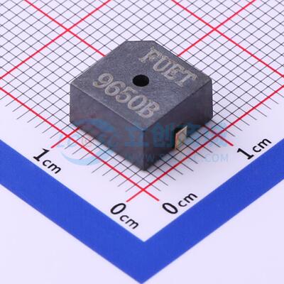 音频器件FUET-9650B-5V SMD,9.6x9.6mm 蜂鸣器 可开票配套