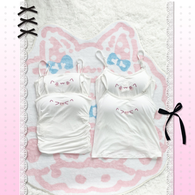 小吊带背心女可爱莫代尔二次元