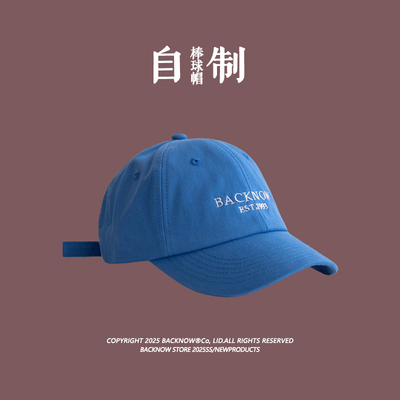 BACKNOW韩版新款软顶棒球帽男女