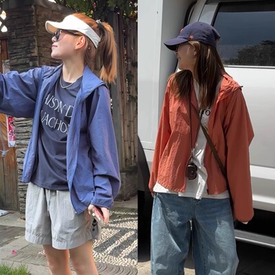 iamstudio 6540春季新品 户外感拉满的短款轻便连帽外套