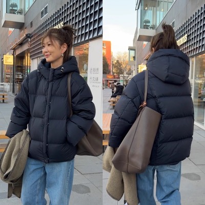 iamstudio 大厂合作4119进口白金级白鸭绒 超暖连帽羽绒服