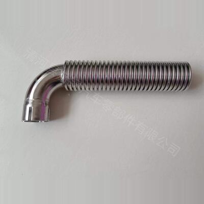 加热器发电机发动机排气管38排烟管耐高温不锈钢波纹管带接头弯头