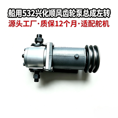 船用CBN-F5321兴化顺风齿轮泵总成 140盘花键泵座 船舶液压舵机