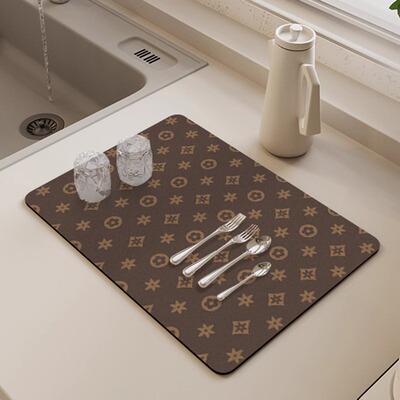 厨房沥水垫洗手台吸水隔热杯垫