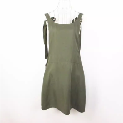 f21专柜正品绑带纯色背带裙夏连衣裙105351