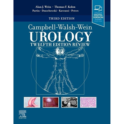 预订  Campbell-Walsh Urology 12th Edition Review Campbell-Walsh 泌尿外科第 12 版评论 9780323639699