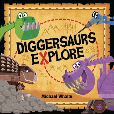 预订 挖掘龙 挖掘龙探索 恐龙故事 动物故事 英文 Diggersaurs Explore