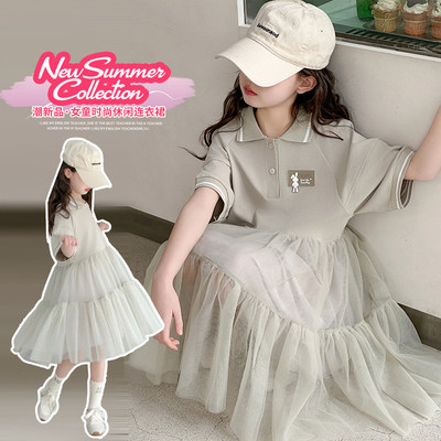 大量现货 自带流量动销款 上架就卖 女童新款休闲连衣裙