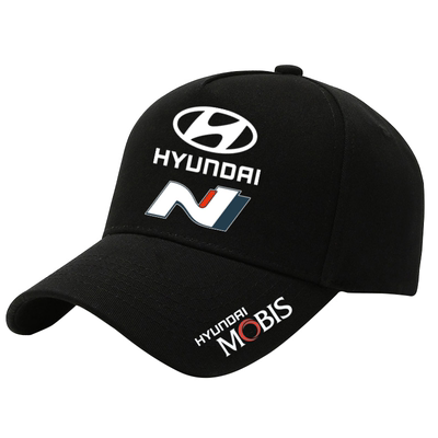 现代Nline赛车WRC改装4S店工帽定制户外遮阳鸭舌帽子广告棒球帽