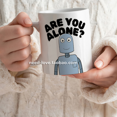 动画电影机器人之梦纪念马克杯Robot Dreams周边咖啡杯朋友礼物
