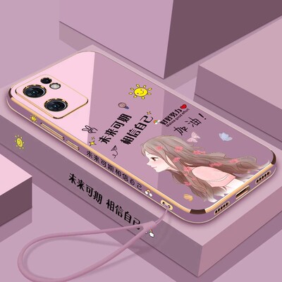 OPPOReno卡通可爱全包手机壳