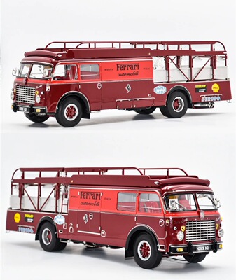 预售 CMC 1:64 法拉利 玛莎拉蒂 运输车 拖车 Fiat642 合金车模