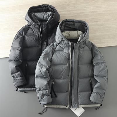 时尚都市连帽日常常规羽绒服