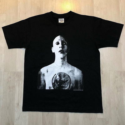 短袖T恤暗黑风玛丽莲曼森印花