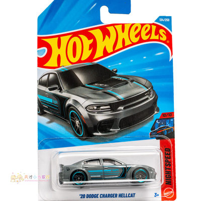 134号 '20 DODGE CHARGER HELLCAT 道奇地狱猫 深灰色 风火轮 NIG