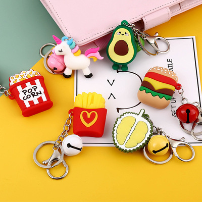 Keychain Customization Creative Cute Cartoon Bag Pendant Ca