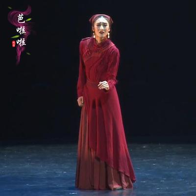 大裙摆艺考服民族蒙古舞蹈服暮歌