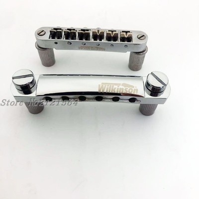 wilkinson威尔金森正品锌合金镀铬琴桥Gibson LP SG电吉他琴桥