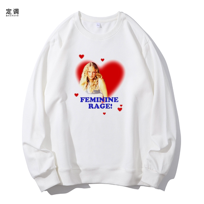 Hayley Williams海莉威廉姆斯feminine rage女权圆领卫衣帽衫diy