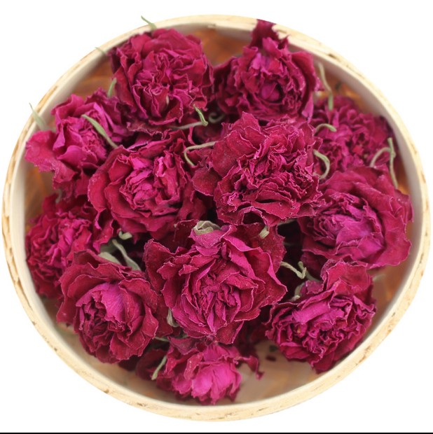 新疆和田紫玫瑰花茶 沙漠新货紫玫瑰花饼 250g泡水紫玫瑰花干花粒