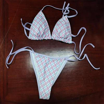 泡温泉内衣三角设计内衣套装超辣