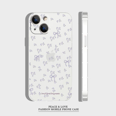 OPPOFindx8s苹果17蝴蝶结碎花1615plus适用iPhone1413可爱VIVOS30手机壳12ProMax软真我gt7proins风iQOOneo10