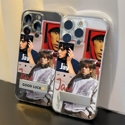 适用iPhone13苹果12pm15无边框18ProMax硬14PLUS超薄手机壳透明ins双手插兜周杰伦Jay适用华为NOVA16/OPPOA6S