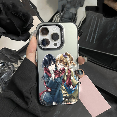iPhone15适用14Plus线稿芽衣华为Mate80可爱苹果13二次元小米17tpro彩银16ProMax手机壳硬荣耀600ins风GT8Pro