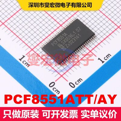 PCF8551ATT/AY TSSOP-48 显示驱动器 电源管理 集成芯片IC